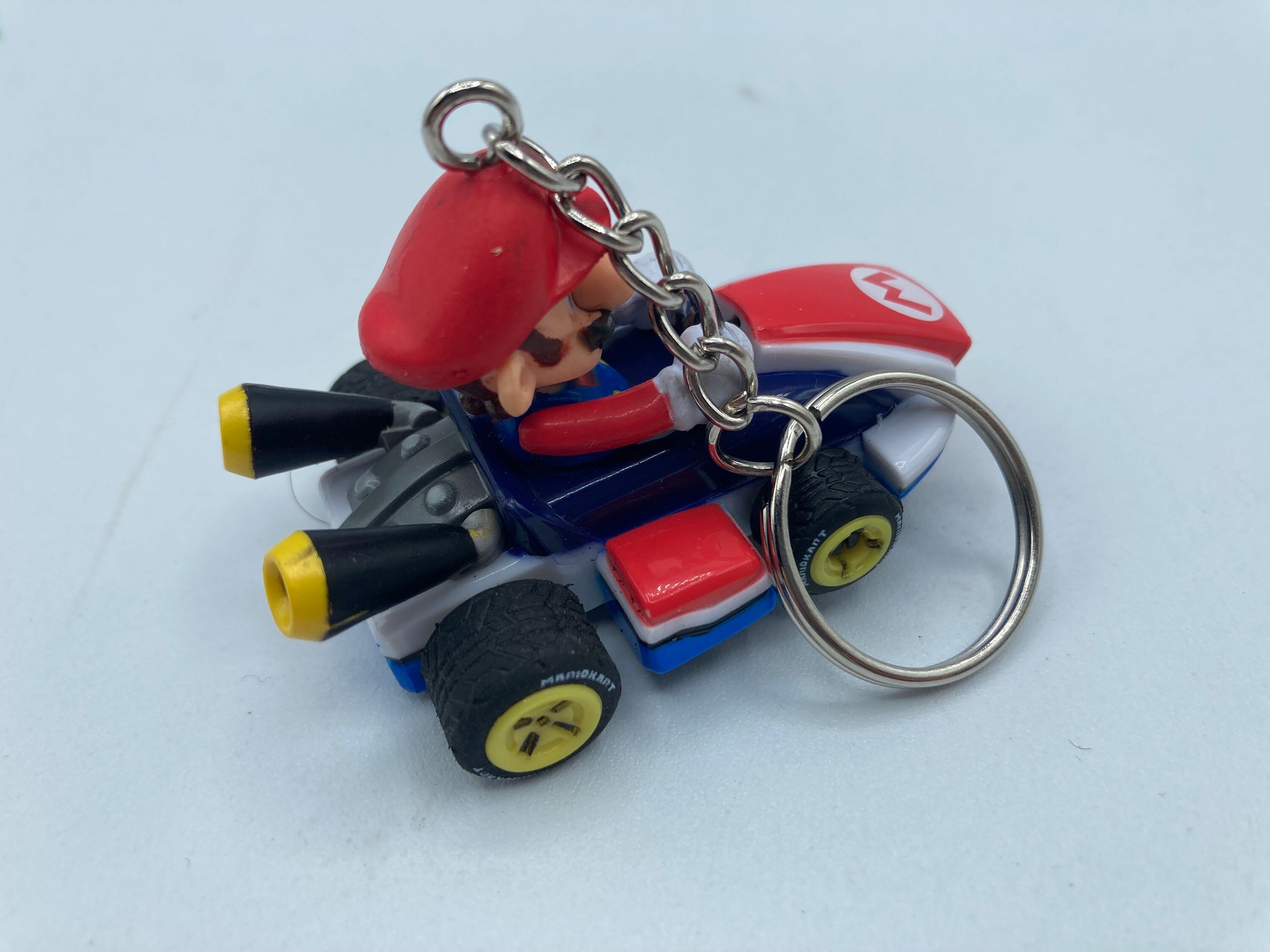 Nintendo Mario Race Car Mariokart Mario Kart Keychain Backpack Zipper ...