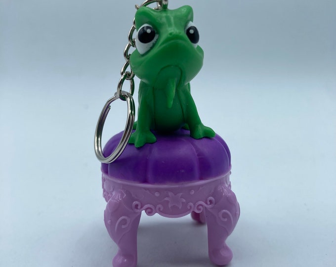 Disney Tangled Rapunzel Pascal Cameleon Reptile Keychain Backpack ...