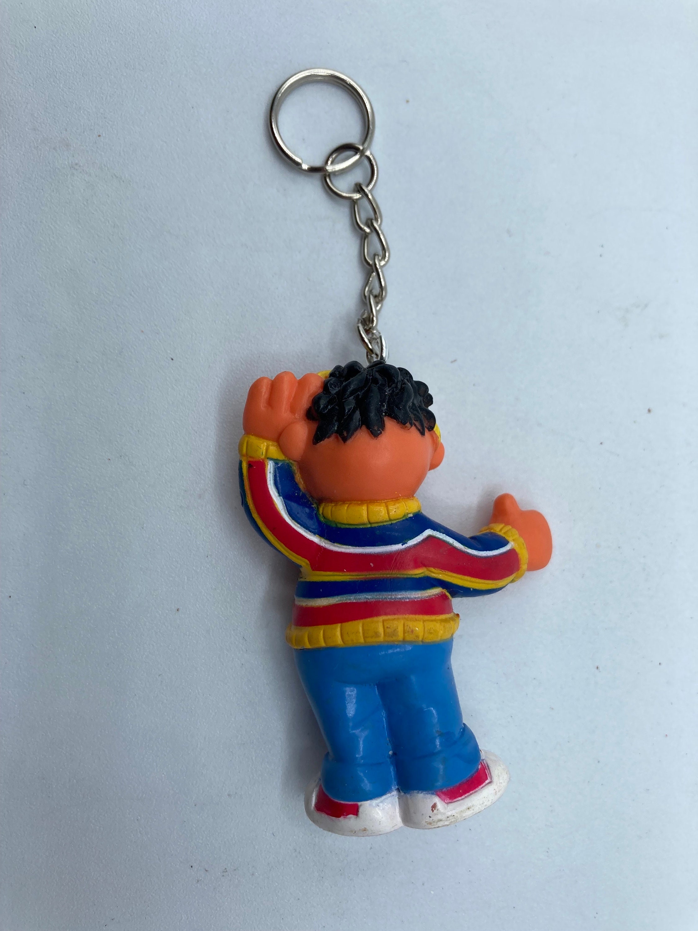 Sesame Street Workshop Ernie Bert Character Keychain Backpack Zipper ...