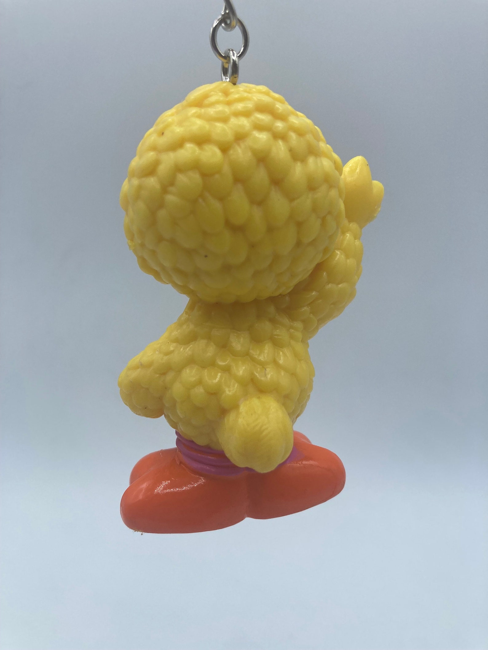 Sesame Street Yellow Big Bird Keychain Backpack Zipper Purse Chain 3 ...