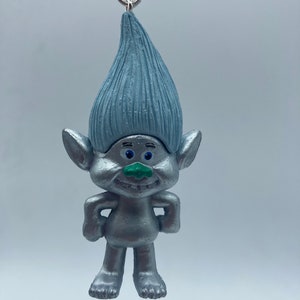 Guy Diamond Dreamworks Trolls Character Keychain Backpack Zipper Purse ...