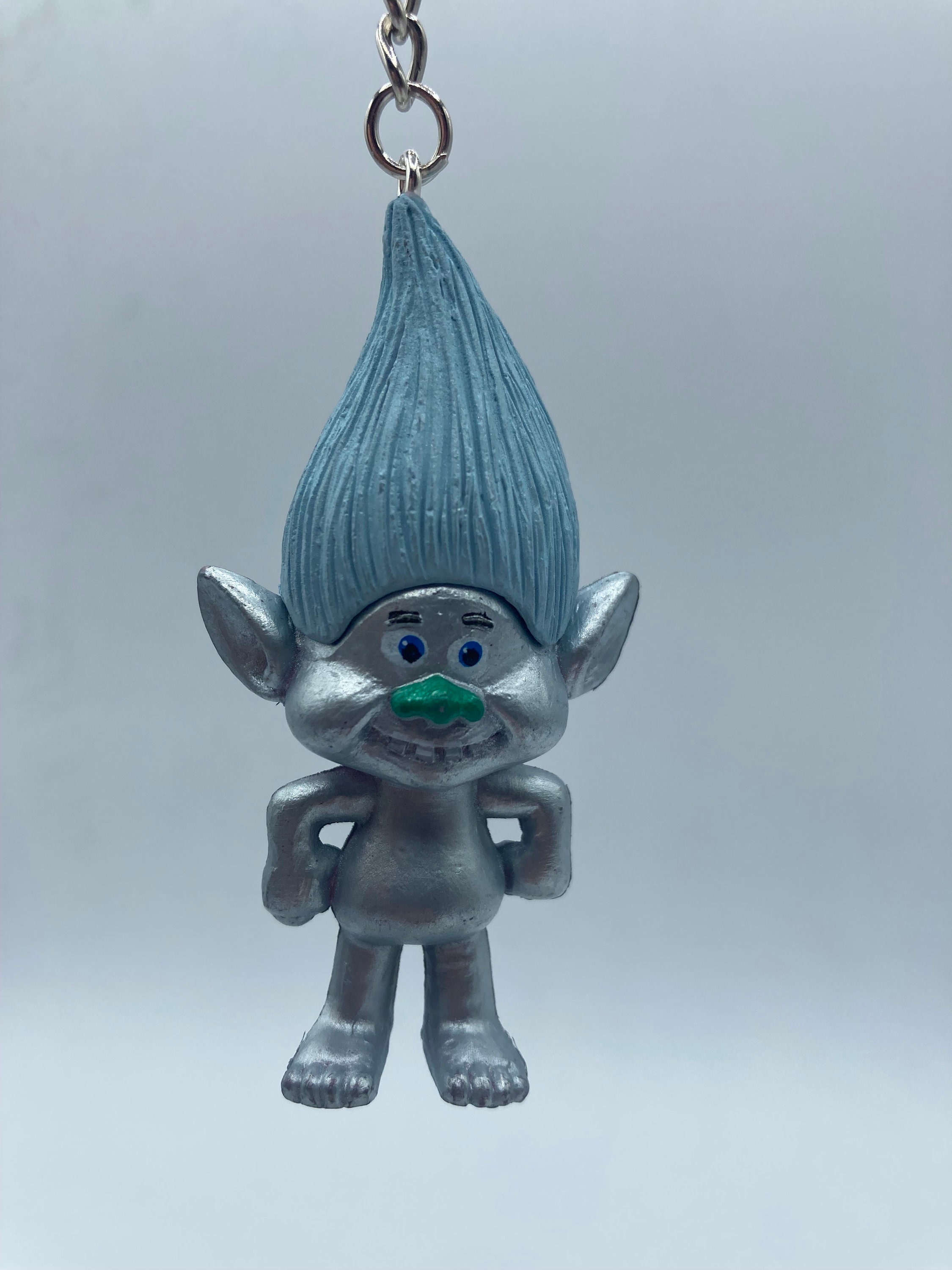 Guy Diamond Dreamworks Trolls Character Keychain Backpack Zipper Purse ...