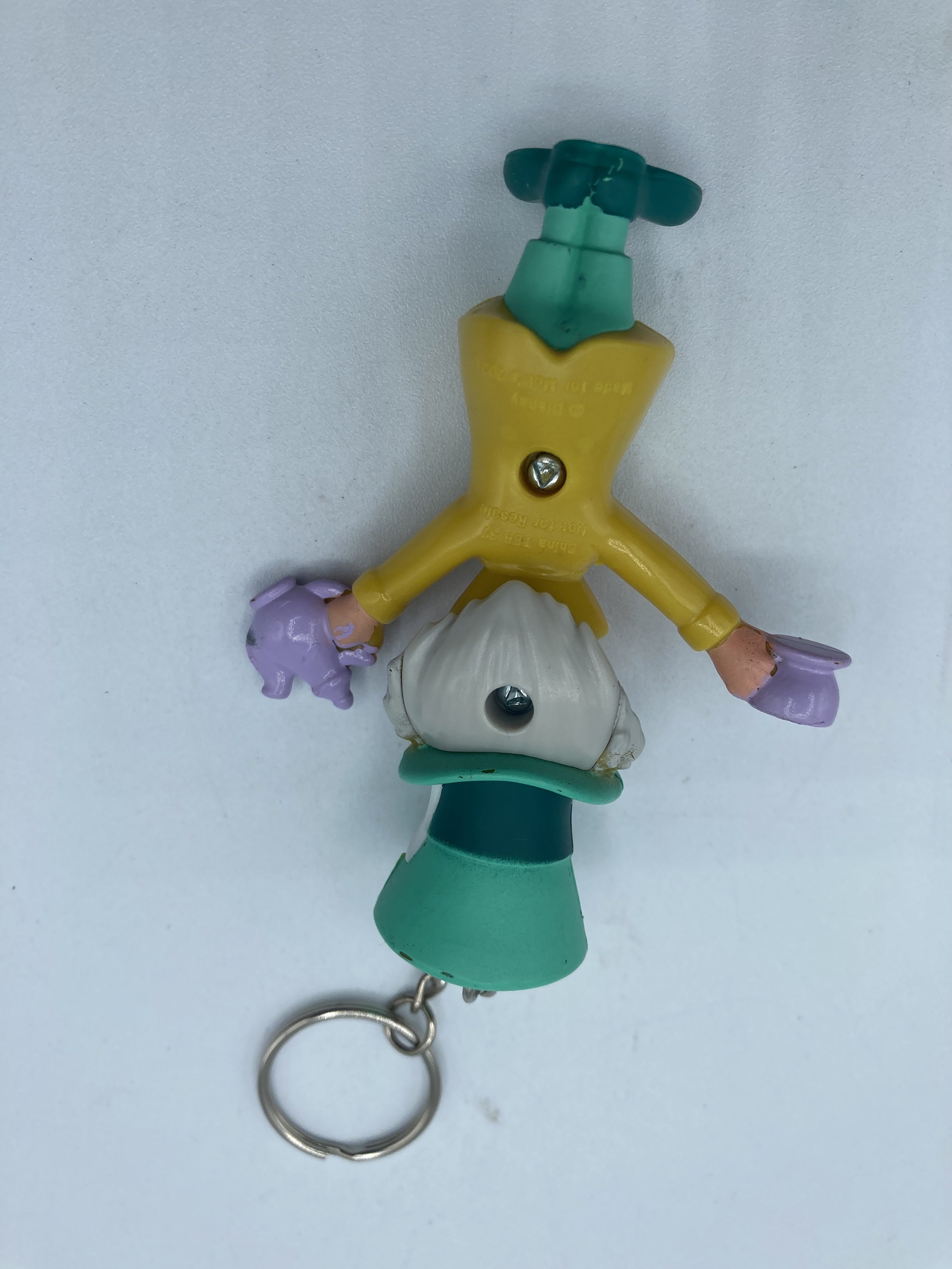 Alice in Wonderland Disney Mad Hatter Tea Keychain Backpack Zipper ...