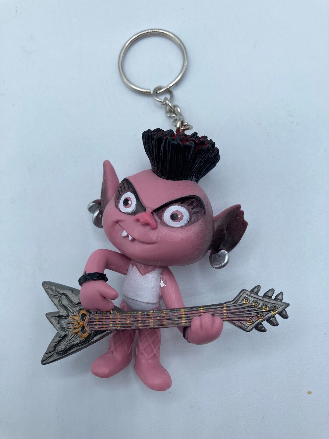 Dreamworks Trolls Rock and Roll Queen Barb Character Keychain Backpack ...