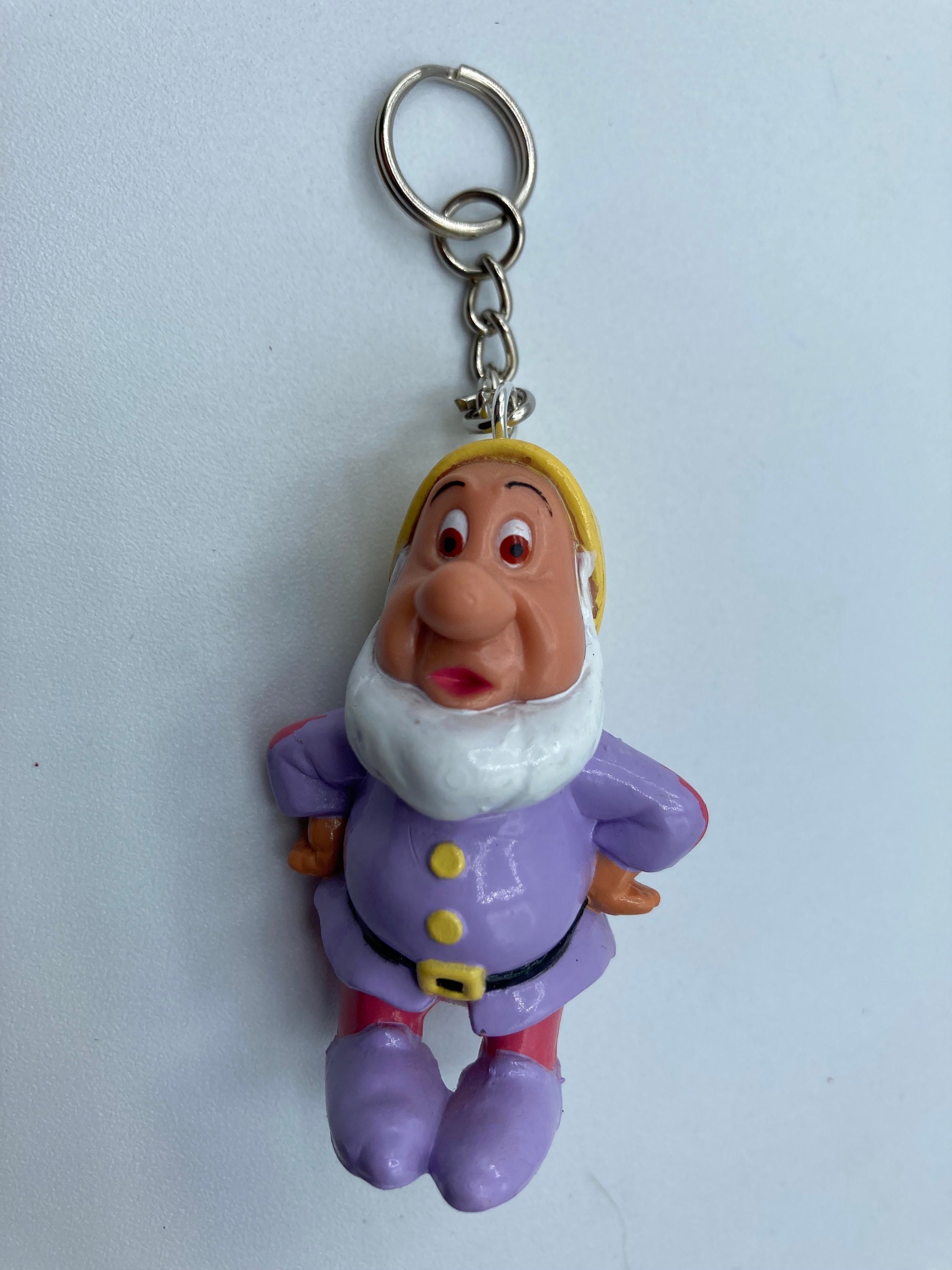 Disney Snow White and the Seven Dwarves Dwarf Character Keychain ...
