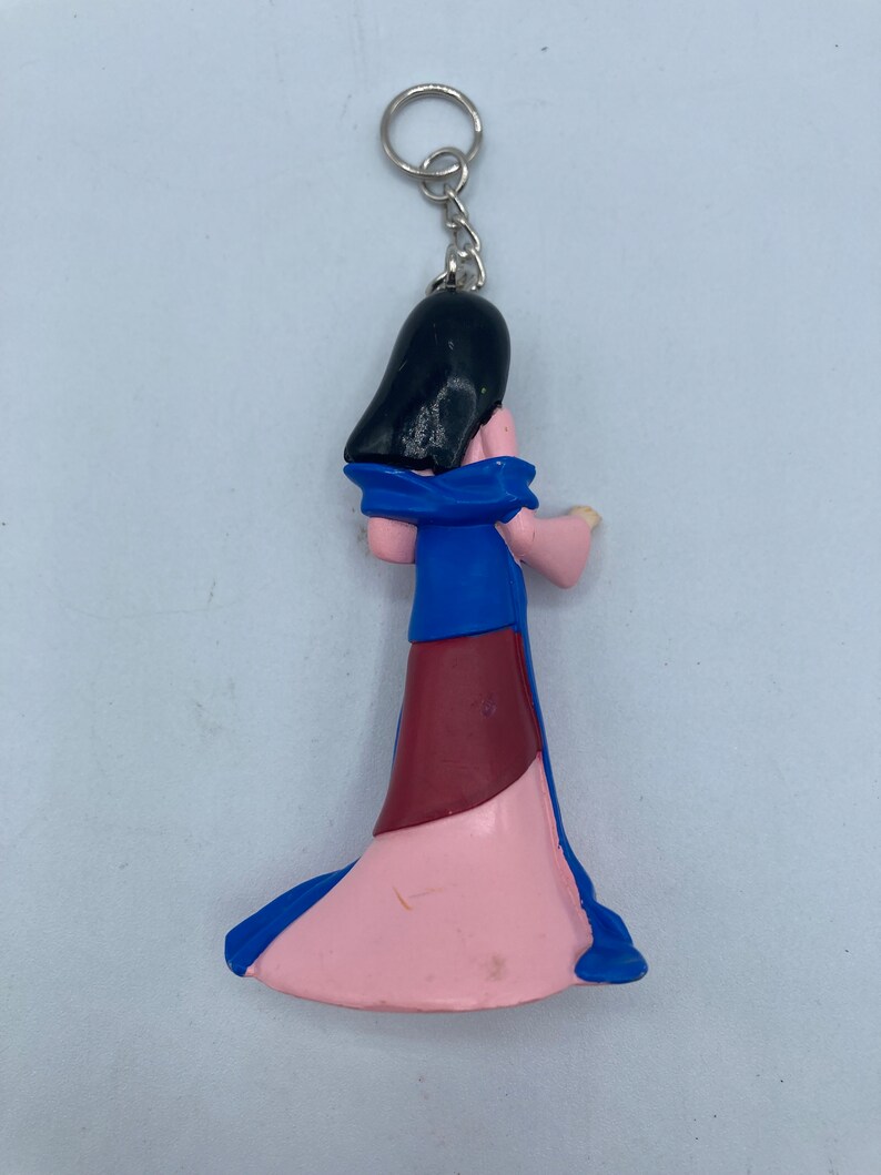Disney Mulan Character Keychain Backpack Zipper Purse Chain 3.5 Tall ...