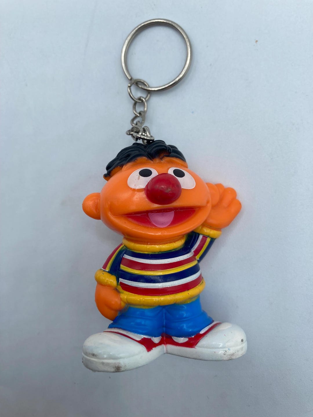 Sesame Street Bert Ernie Muppet Keychain Backpack Zipper Purse Chain 2. ...