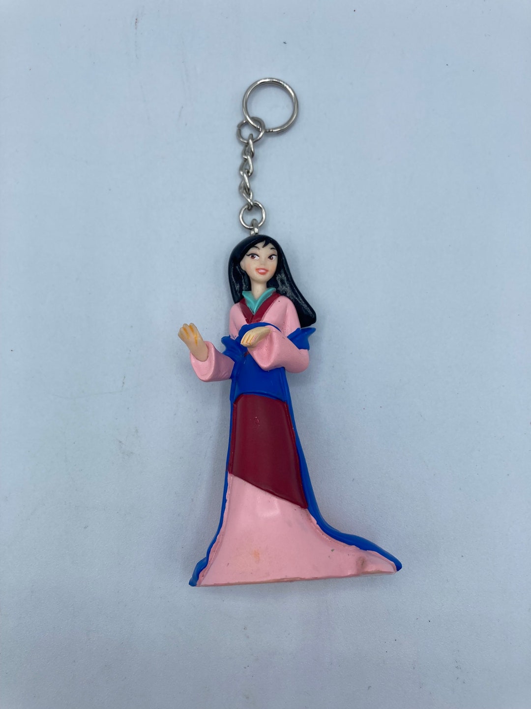 Disney Mulan Character Keychain Backpack Zipper Purse Chain 3.5 Tall ...