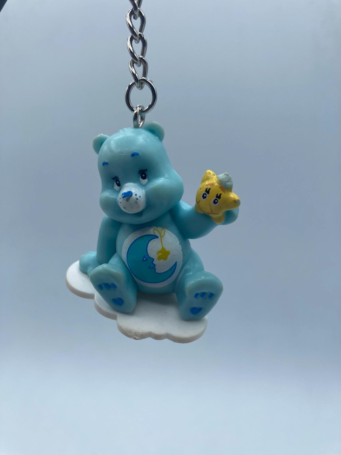 Carebears Care Bear Bedtime Blue Moon Character Keychain Backpack ...