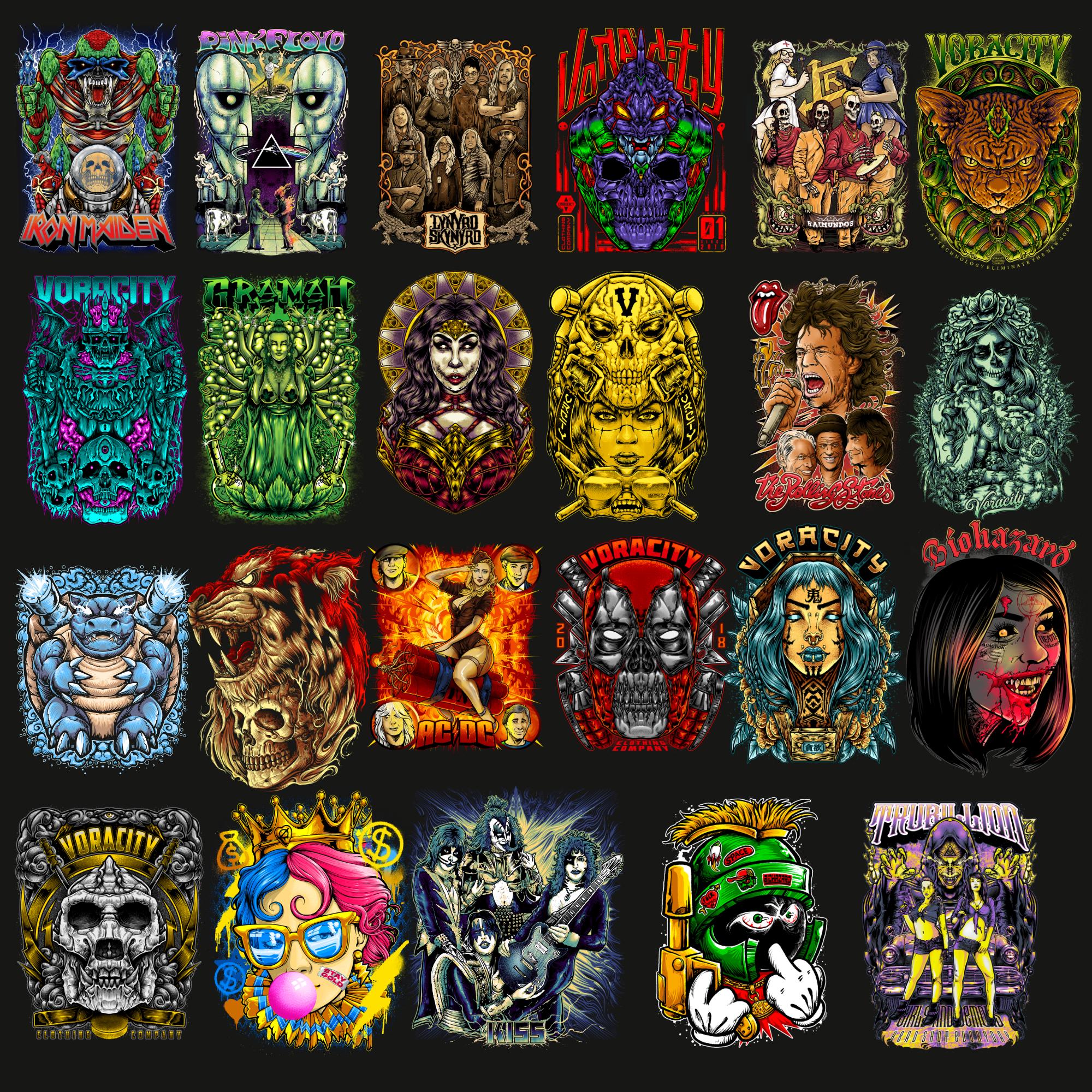 74 Streetwear PNG Bundle | High-quality Urban Design Graphics for T ...