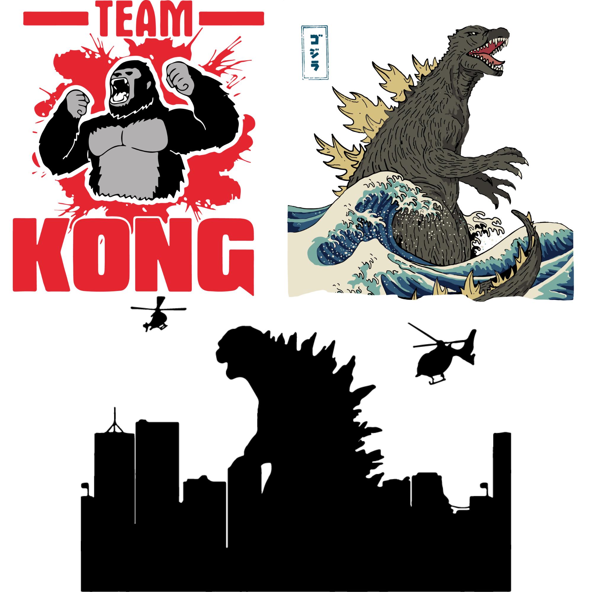 290+ Godzilla SVG Files Bundle | High-quality Digital Clipart for ...