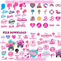 Barbie Logo SVG File - Etsy