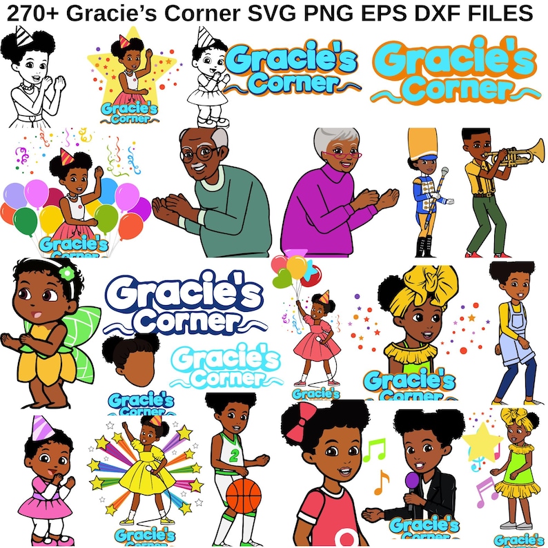 270+ Gracie's Corner SVG Bundles, Gracie's Corner Birthday Png ...