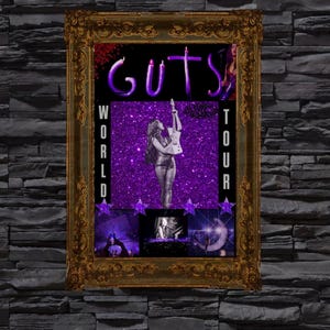 Olivia Rodrigo GUTS Tour Digital Poster - Etsy