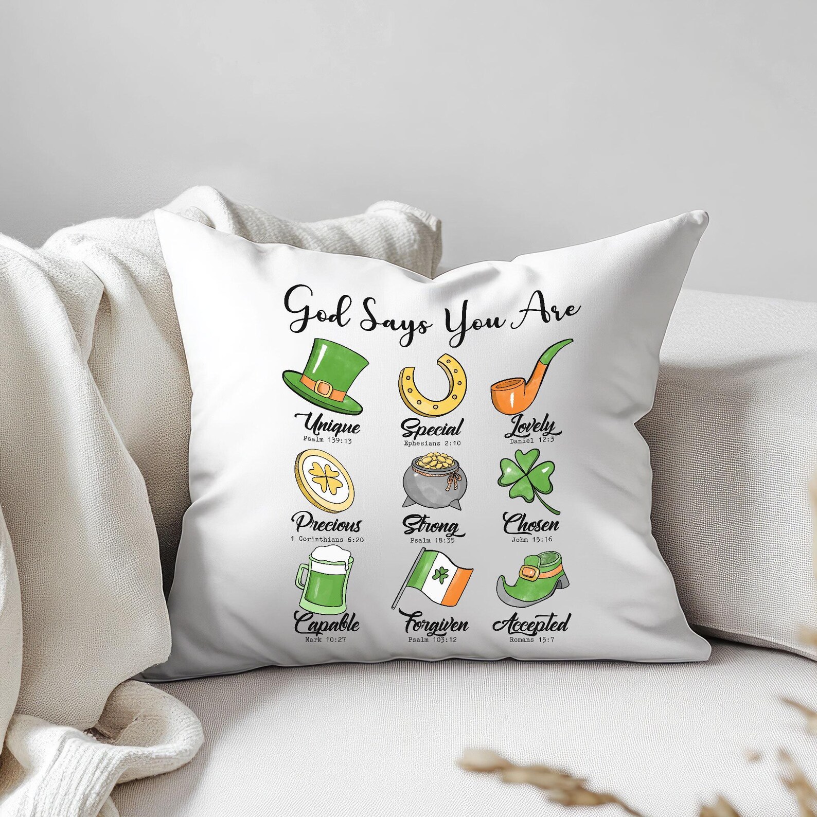 God Says You Are St Patrick's Day Png, Bible Verse St Patricks Day Png ...