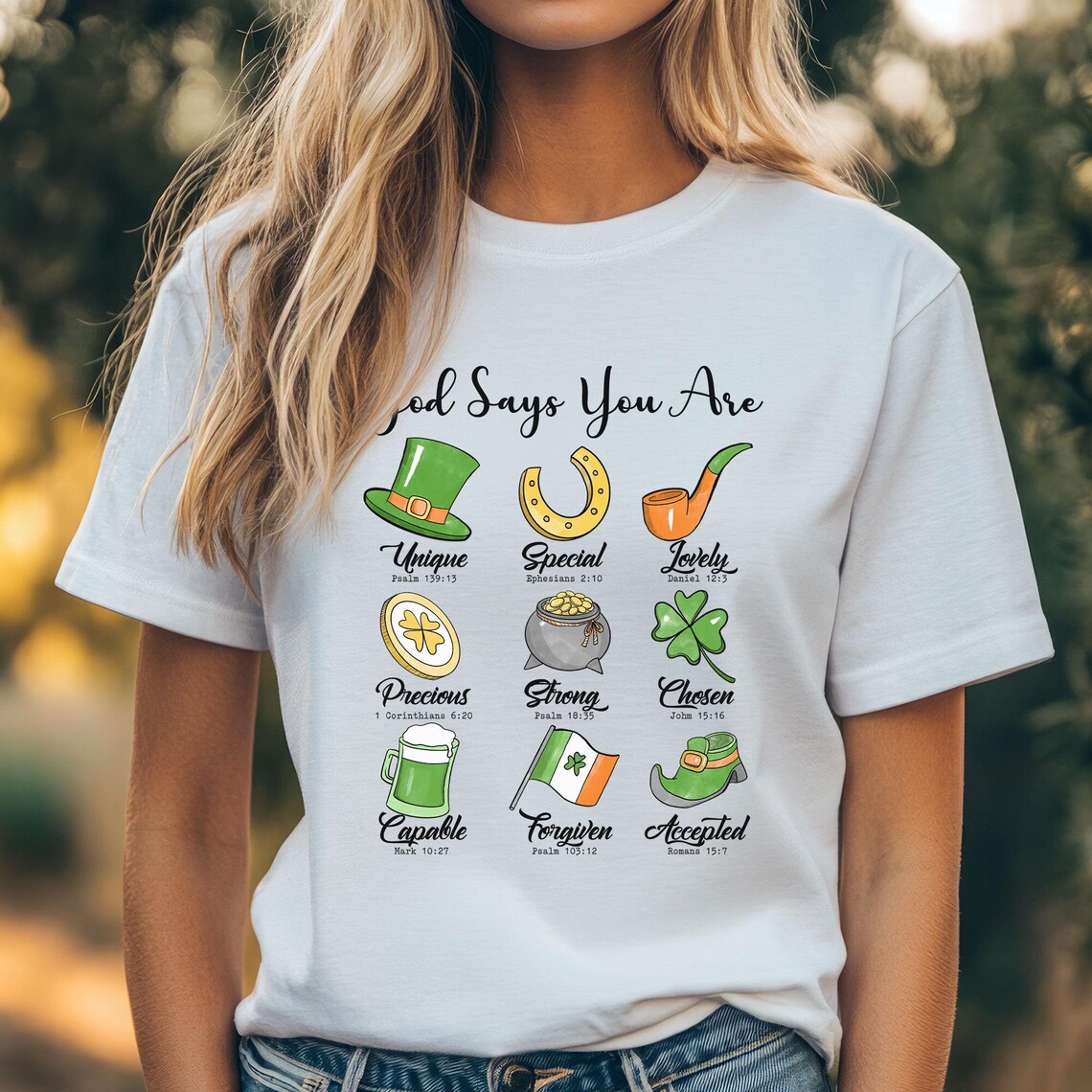 God Says You Are St Patrick's Day Png, Bible Verse St Patricks Day Png ...