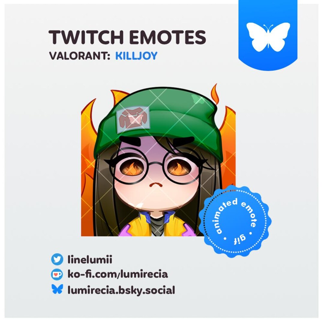 Animated Killjoy VALORANT Angry Twitch Emote | Cute Killjoy Valorant ...
