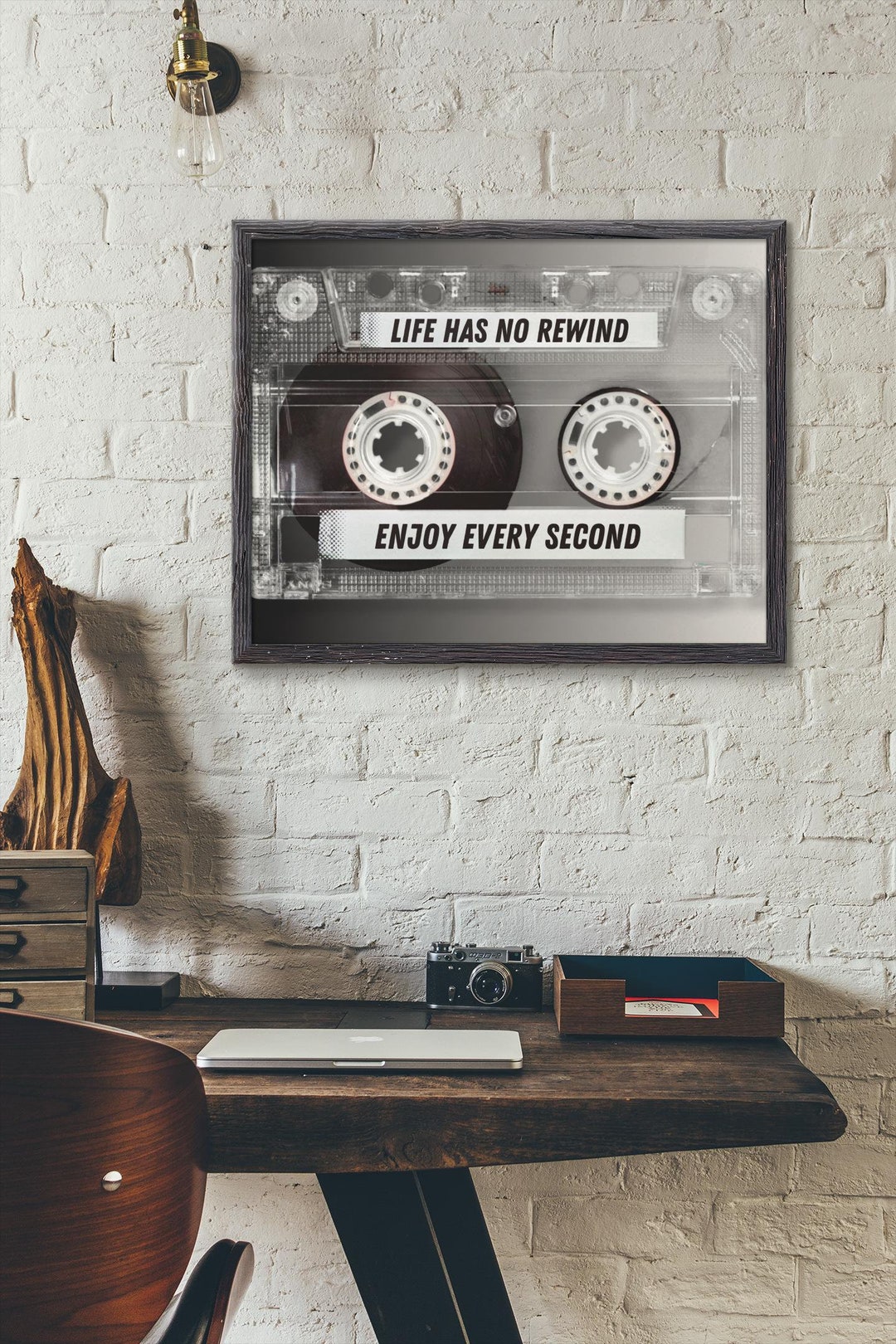 Life Has No Rewind Motivational Wall Art Digital Download, Print ...