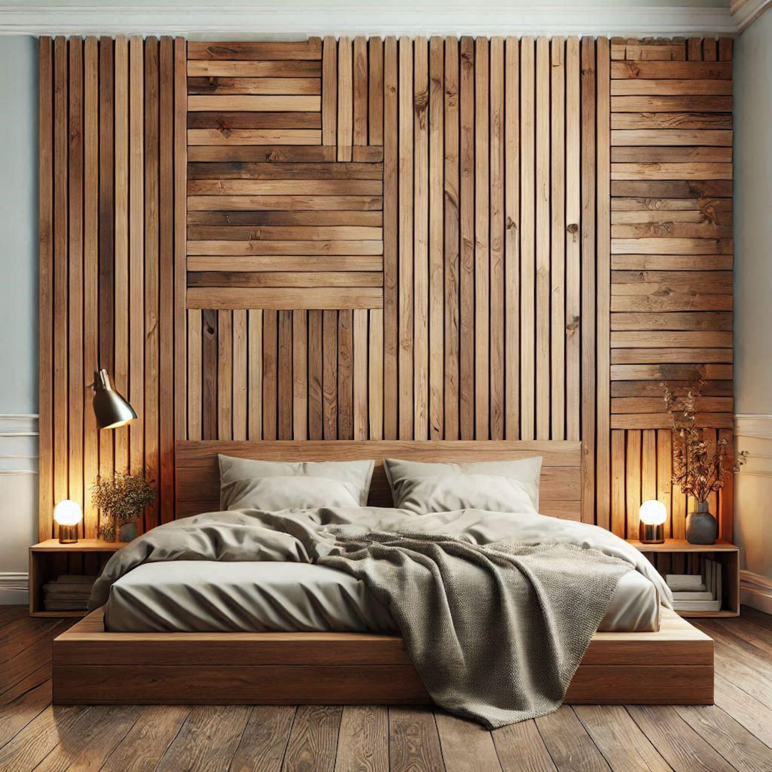 Wooden Slats, 3D Wooden Slats Panel, Wooden Wall Panels, Wooden Wall ...
