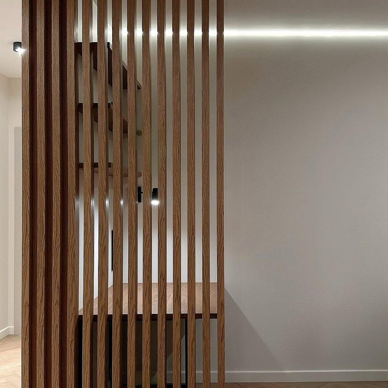 Wood Slat Partition - Etsy