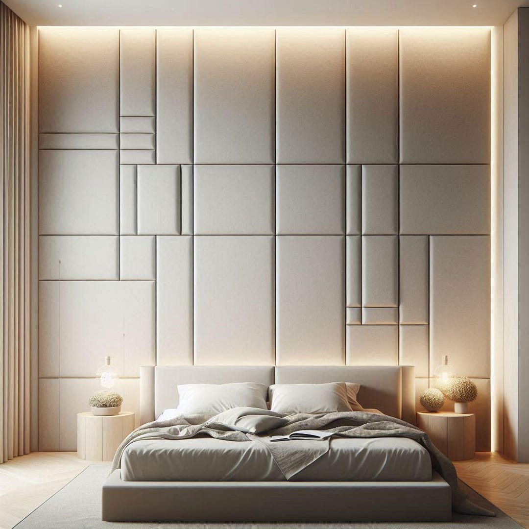 Custom Upholstered Wall Panels – Easy Wall-mount Installation, Any Size ...