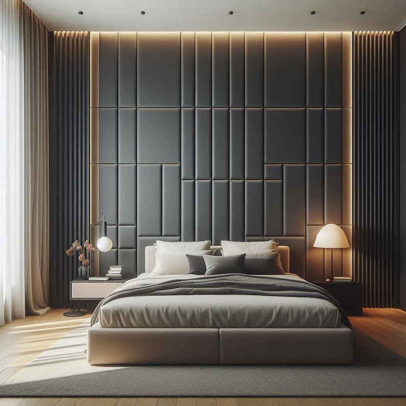 Custom Upholstered Wall Panels – Easy Wall-mount Installation, Any Size ...