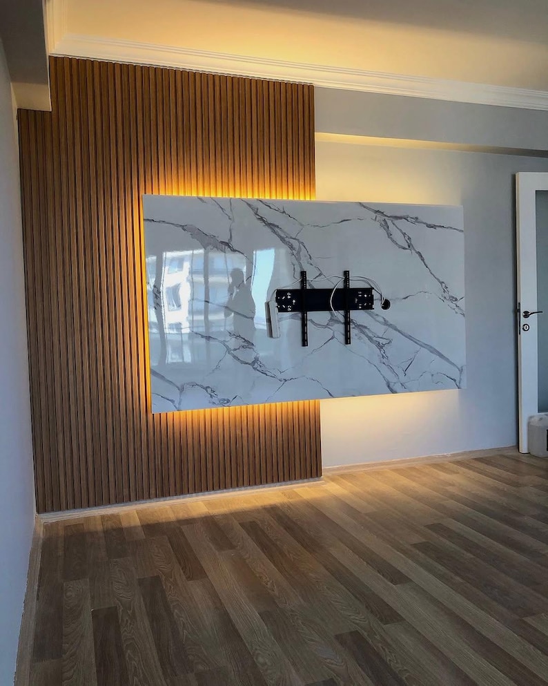 Wooden Slats, 3D Wooden Slats Panel, Wooden Wall Panels, Wooden Wall ...