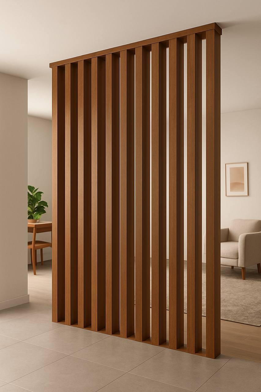 Wooden Interior Partition | Wooden Slat Partition | Decorative Wooden ...