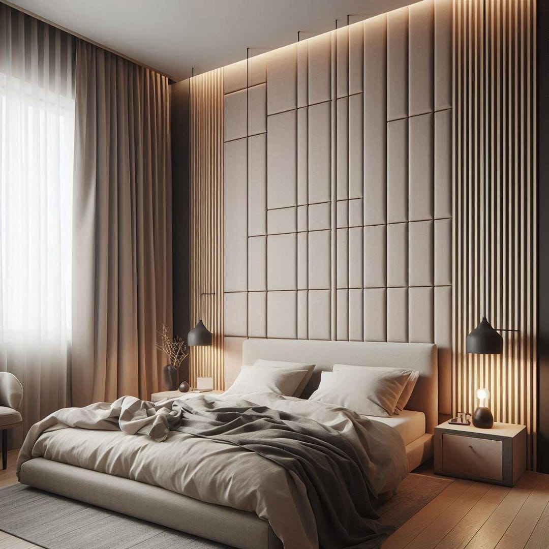 Custom Upholstered Wall Panels – Easy Wall-mount Installation, Any Size ...