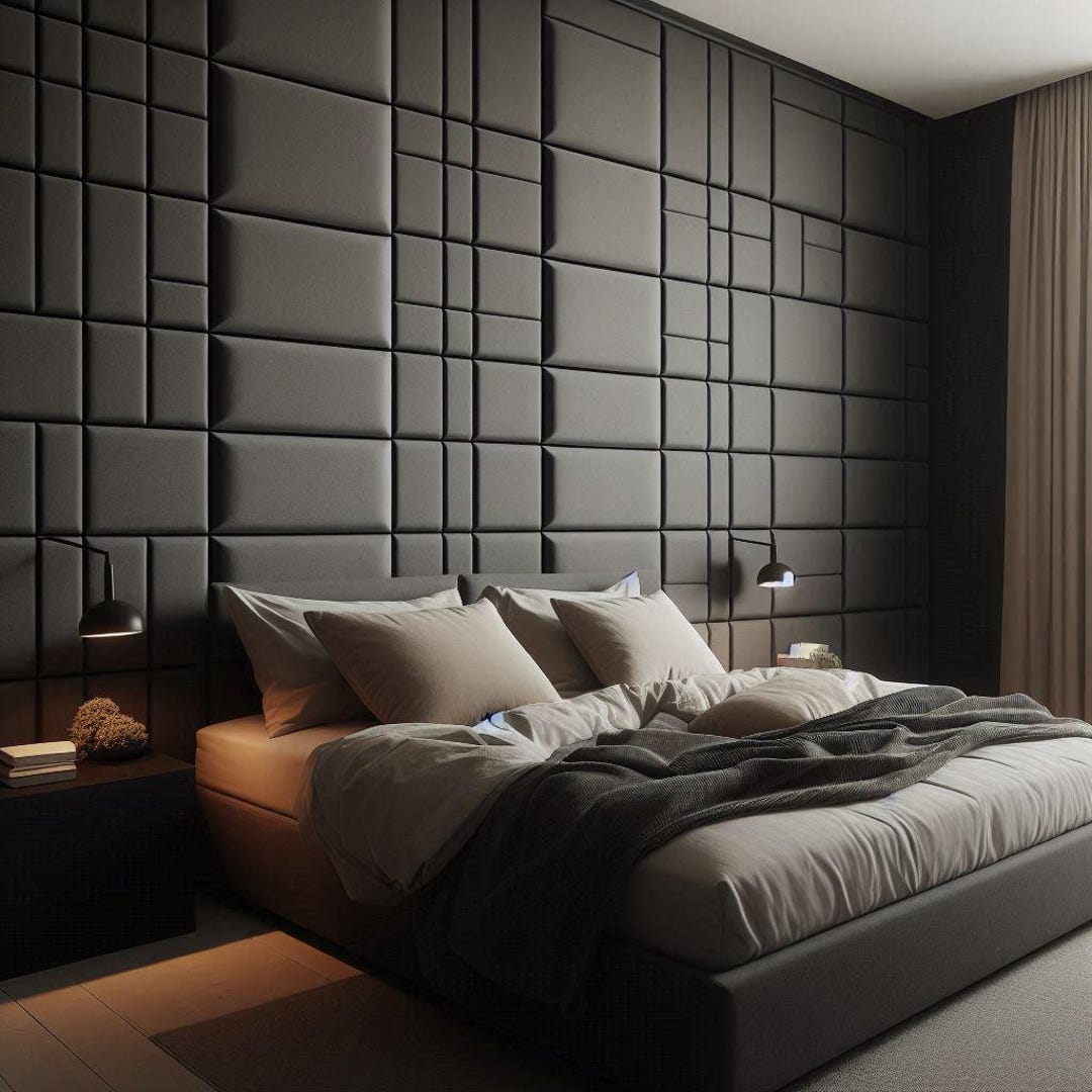 Custom Upholstered Wall Panels – Easy Wall-mount Installation, Any Size ...