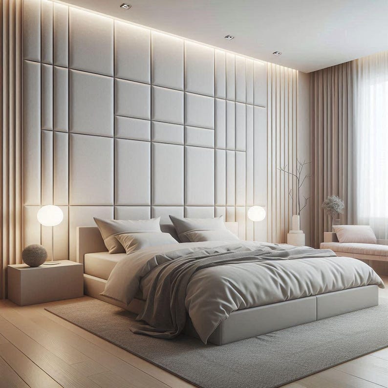 Custom Upholstered Wall Panels – Easy Wall-mount Installation, Any Size ...