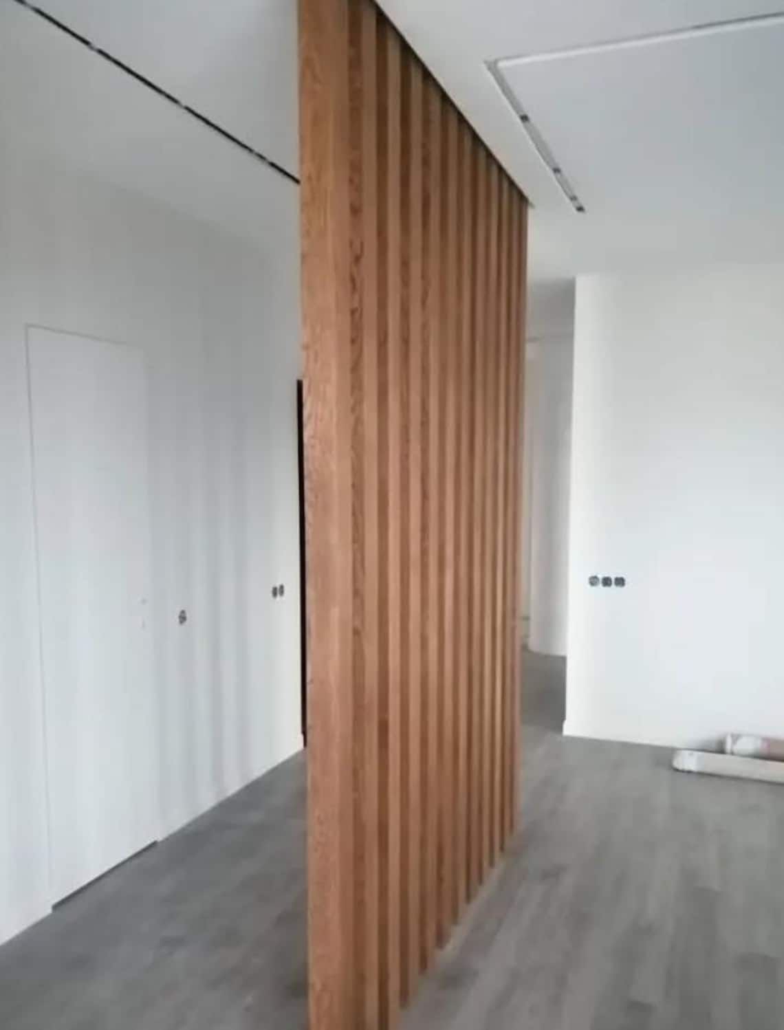 Wooden Interior Partition | Wooden Slat Partition | Decorative Wooden ...
