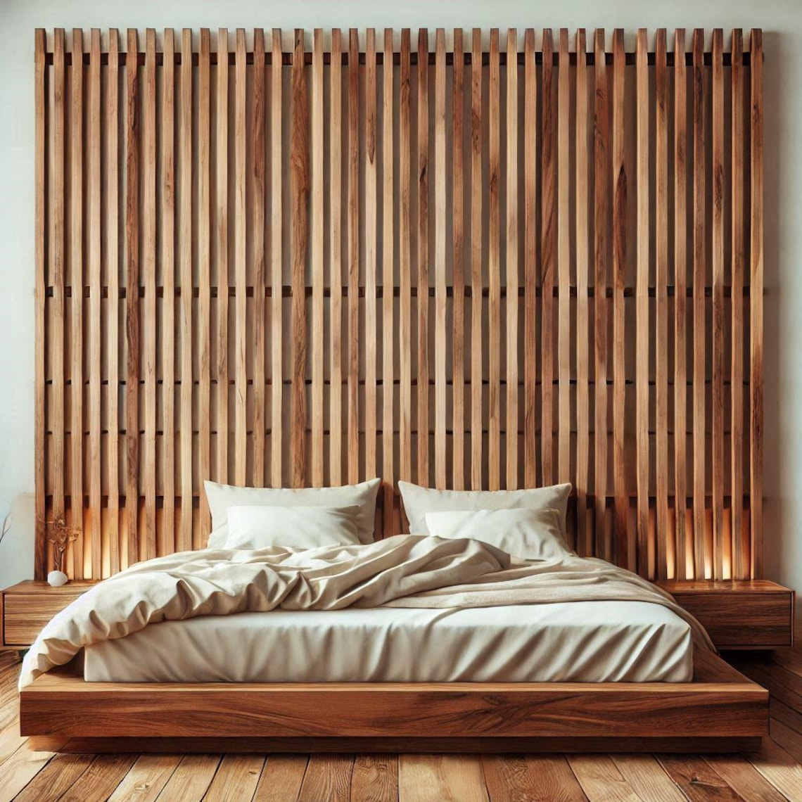 Wooden Slats, 3D Wooden Slats Panel, Wooden Wall Panels, Wooden Wall ...