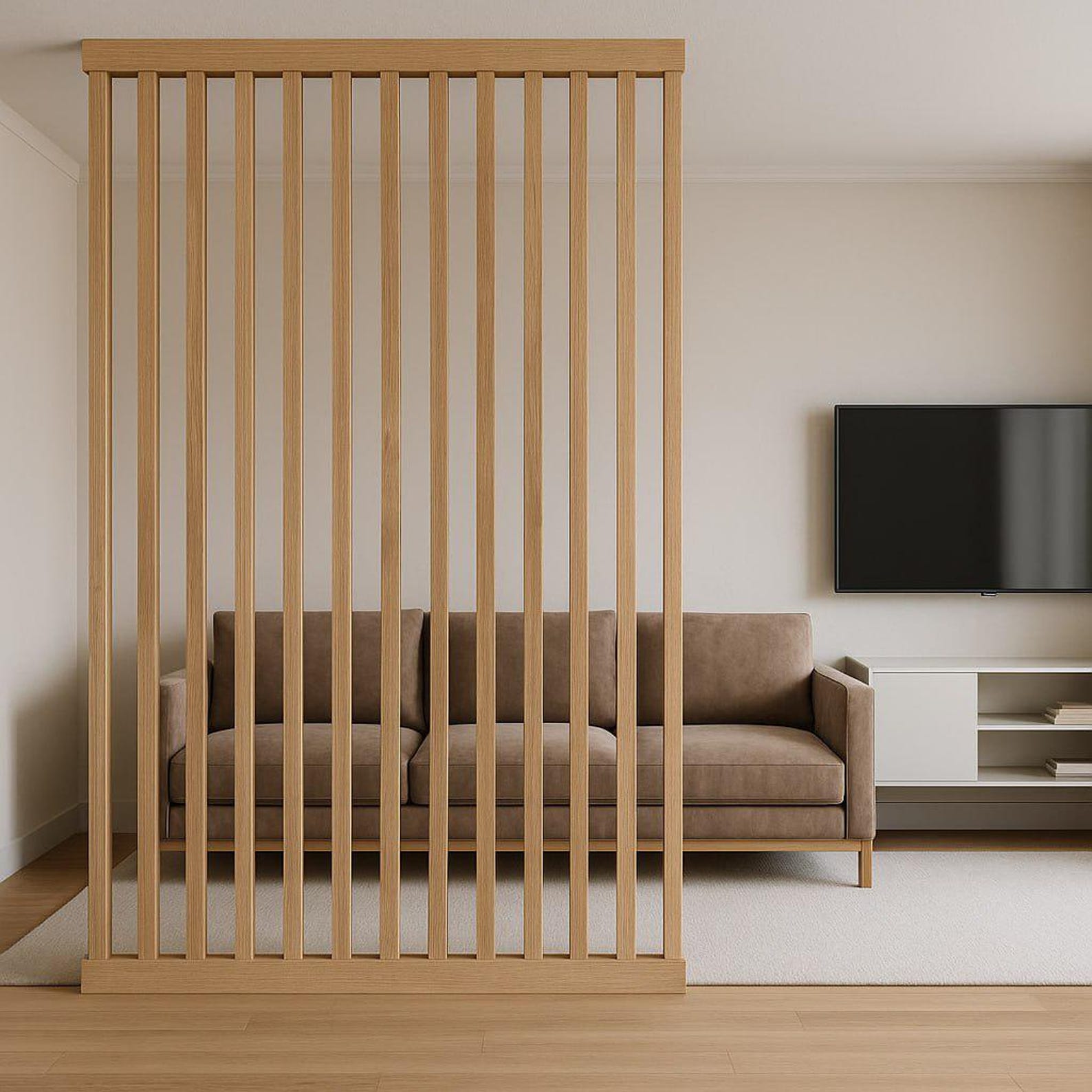 Wooden Interior Partition | Wooden Slat Partition | Decorative Wooden ...