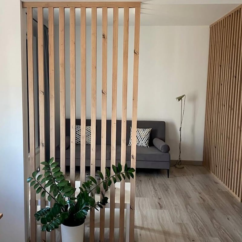Wood Slat Room Divider - Etsy