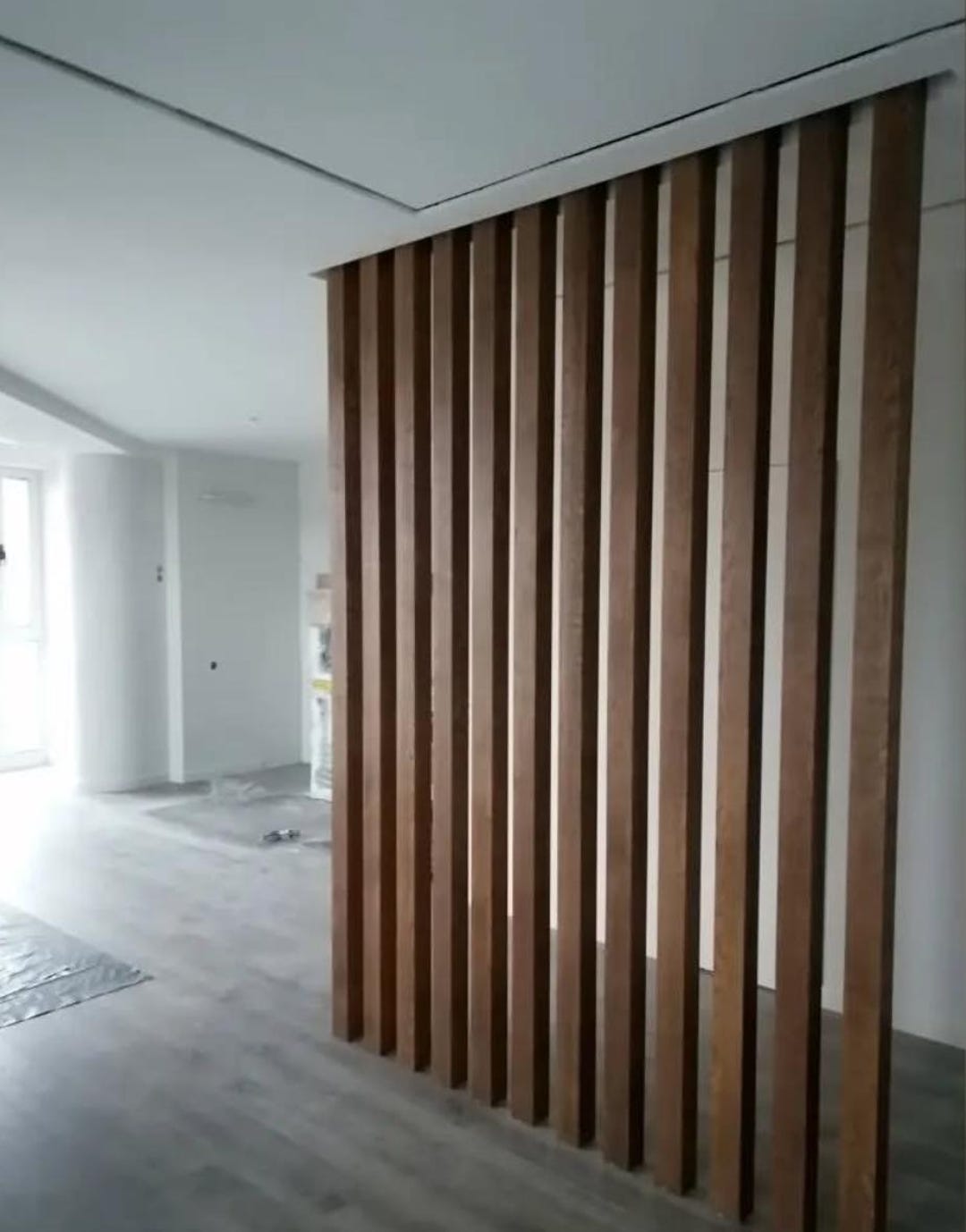 Wooden Interior Partition | Wooden Slat Partition | Decorative Wooden ...