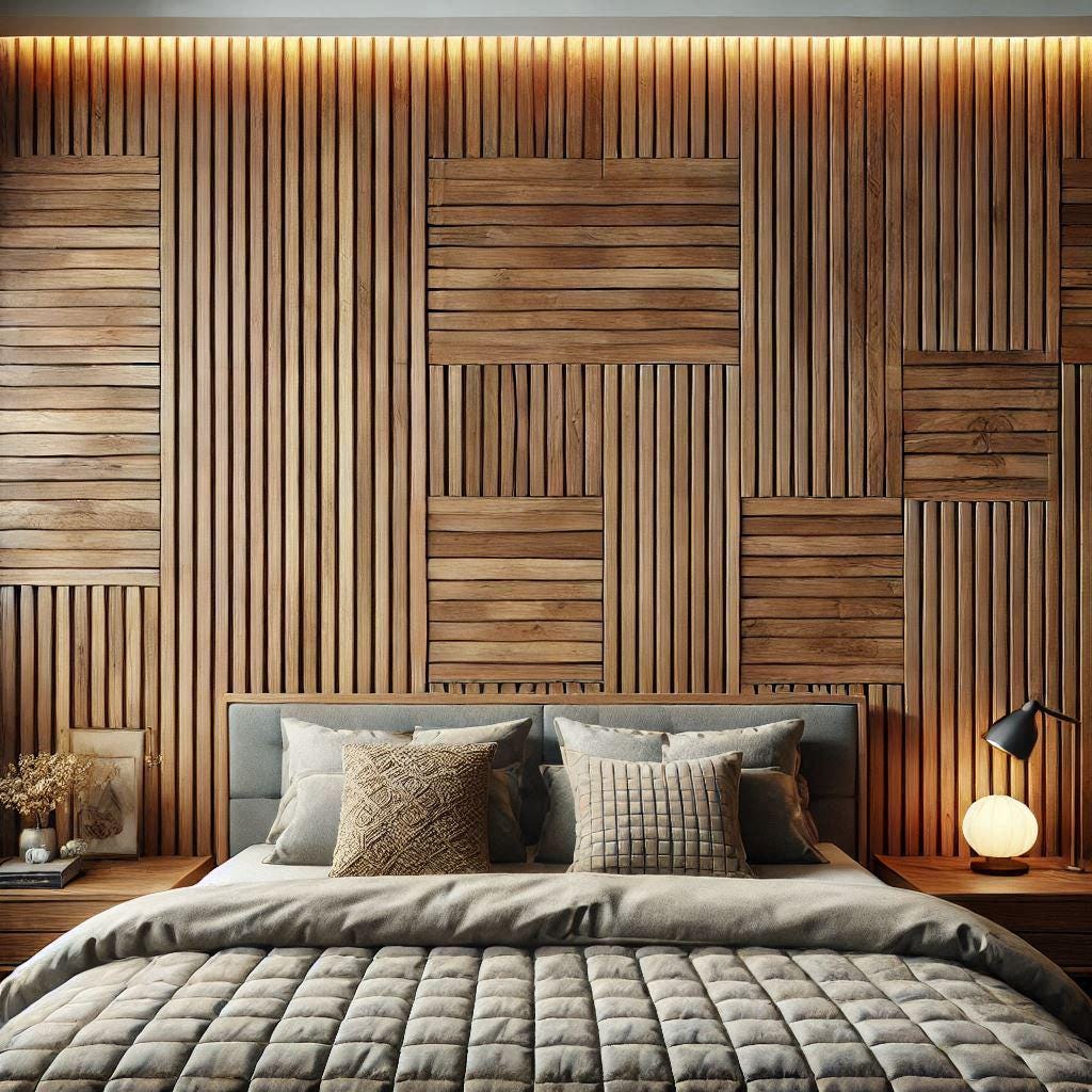 Wooden Slats, 3D Wooden Slats Panel, Wooden Wall Panels, Wooden Wall ...