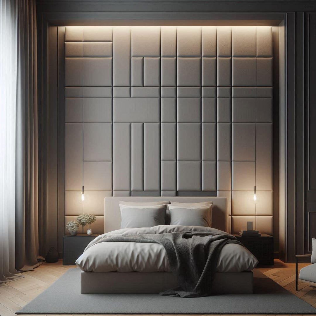 Custom Upholstered Wall Panels – Easy Wall-mount Installation, Any Size ...