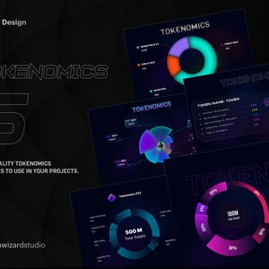 Tokenomics UI Kits Template - Etsy