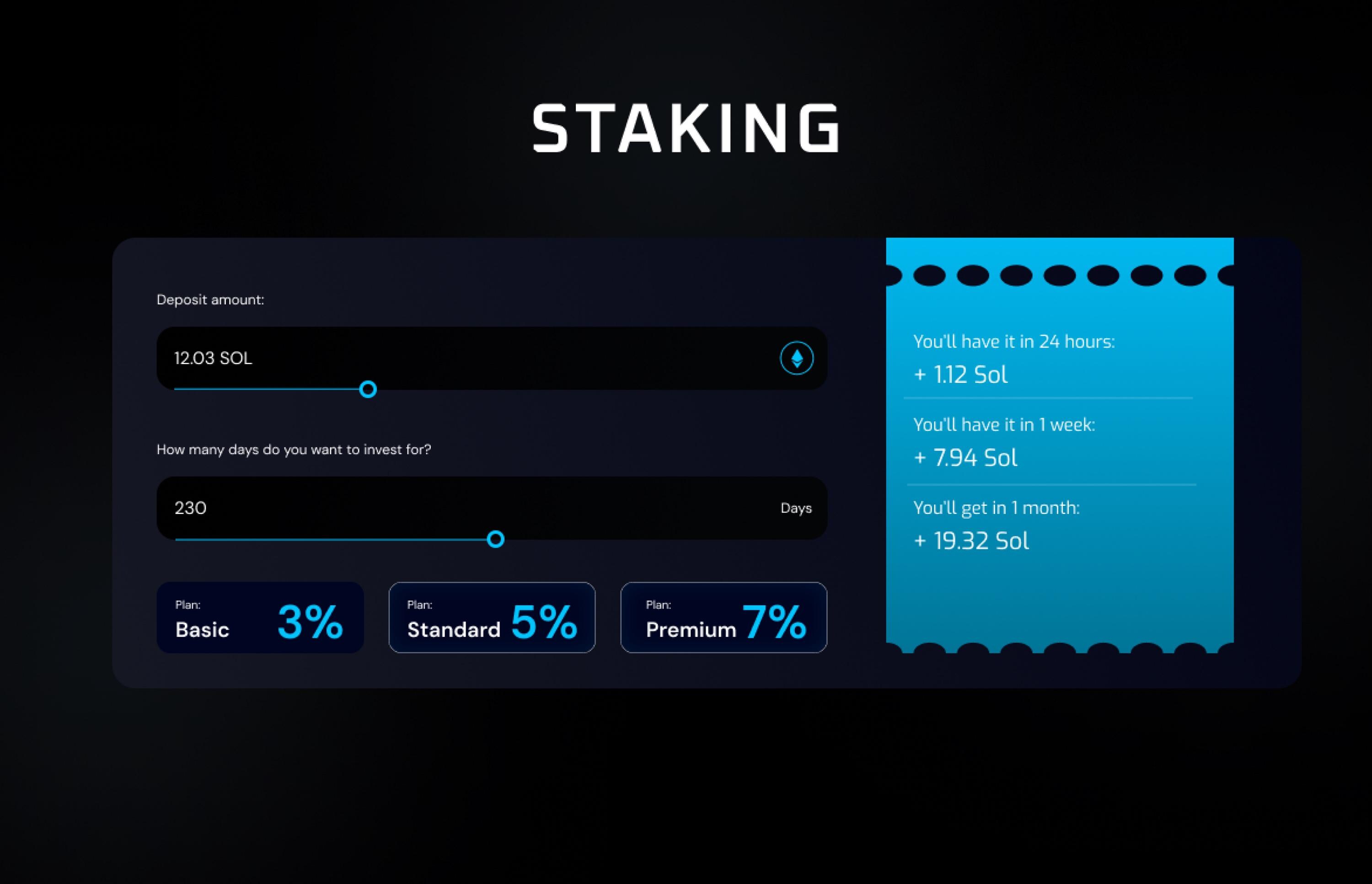 5 Staking Pools UI Kit - Etsy