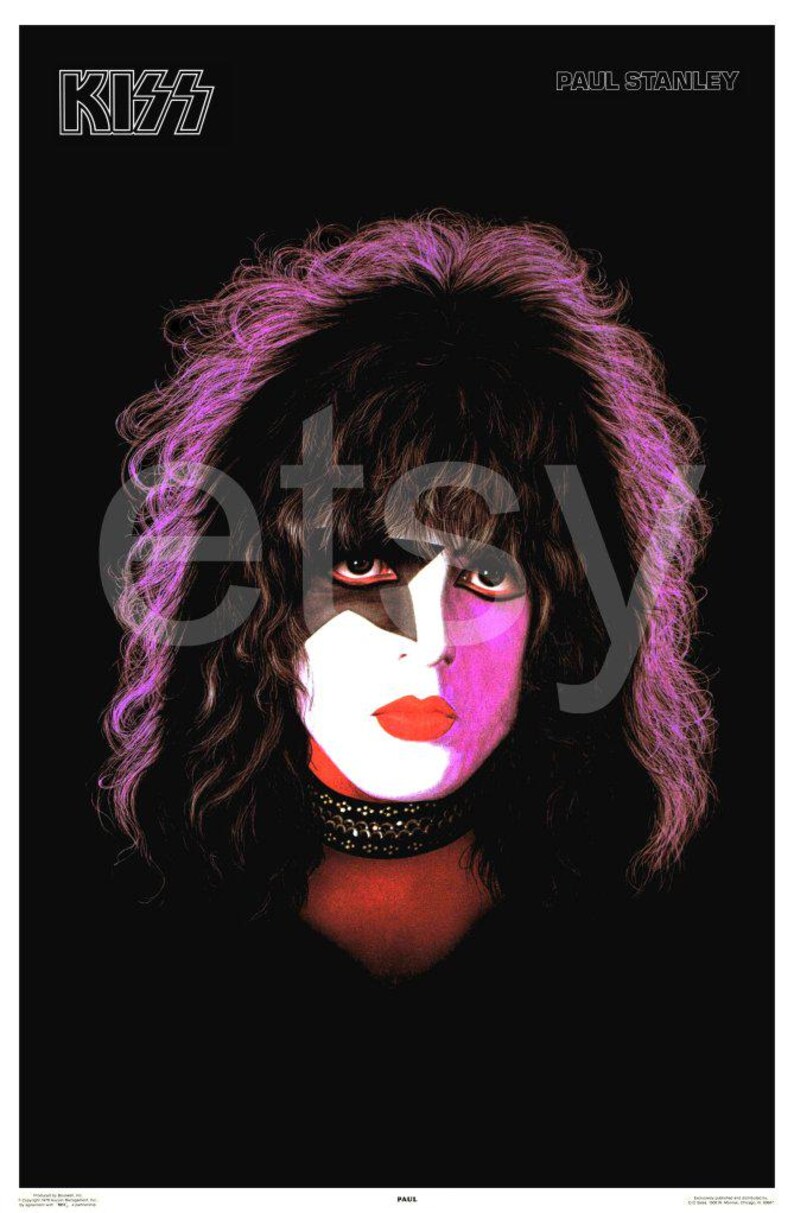 KISS Band Custom Paul Stanley 23 X 35 Solo Album Poster Clean Clear Poster - Etsy