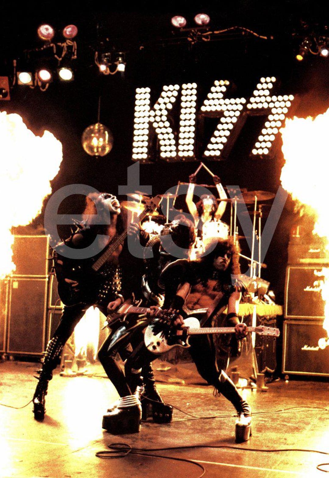 KISS 24 X 35 RP Alive! Era on Stage Group Shot Custom Poster - Etsy