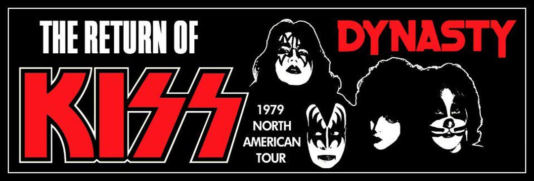 KISS 9 X 3 the Return of KISS 1979 North American Tour Custom Bumper ...