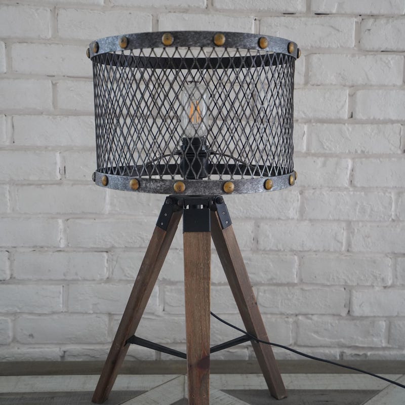 Cage Lamp - Etsy