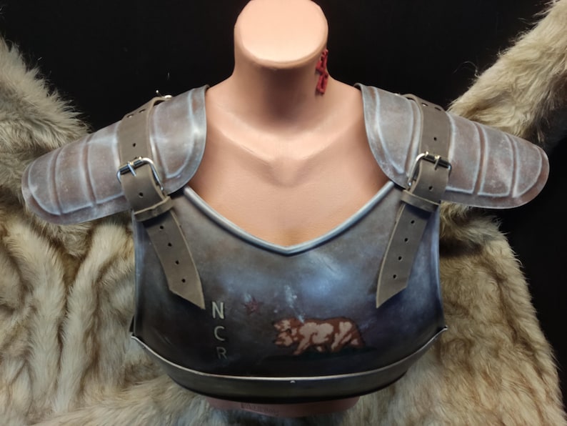 Handmade NCR Ranger Cosplay Armor – Fallout New Vegas Leather Cuirass ...