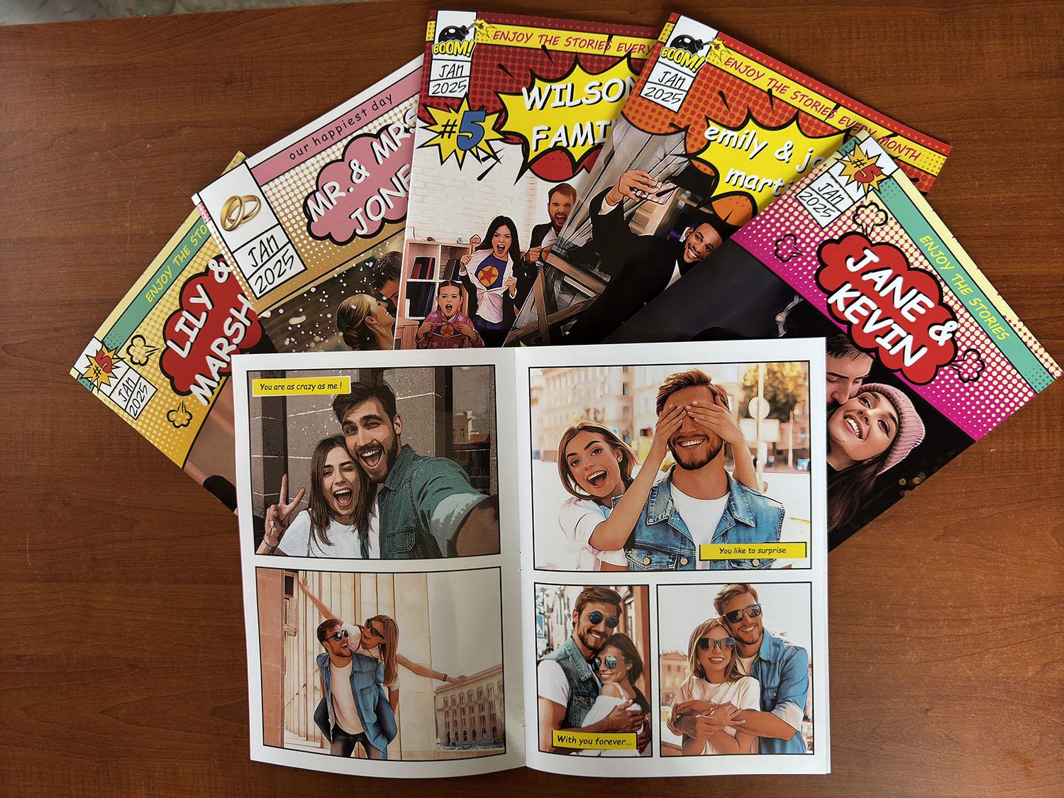 Personalized Comic Book, Custom Comic Book, Anniversary Comic Books ...