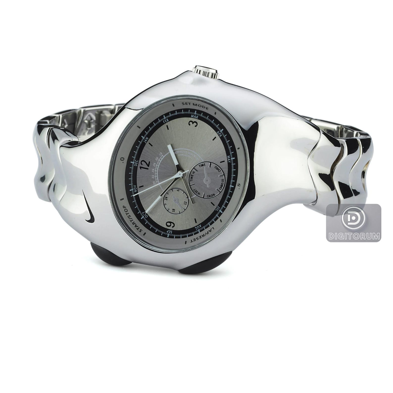 Triax Armored Chrono Stainless Steel Watch Inspired by Nike WR0068 ...