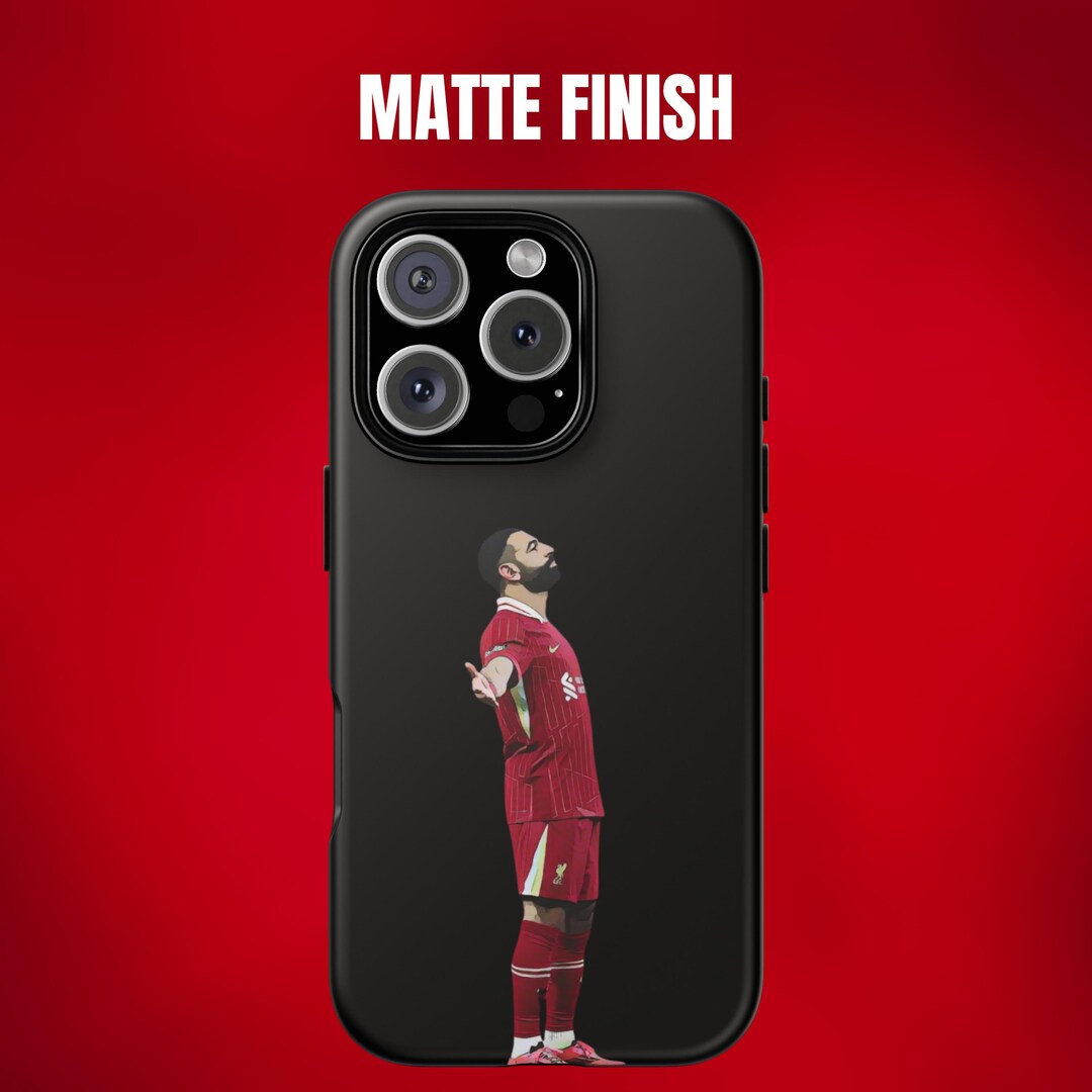 Mohamed Salah Celebration Phone Case, FC Liverpool Phone Case, Design ...