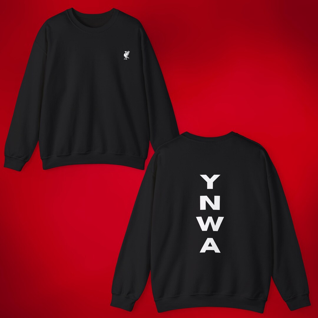 YNWA FC Liverpool Sweatshirt, Back and Front Print Jumper | Various ...