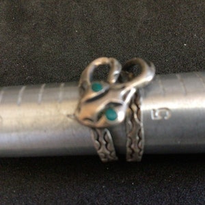 Vintage Fred Harvey Era Snake Ring Attributed to Maisels - Etsy